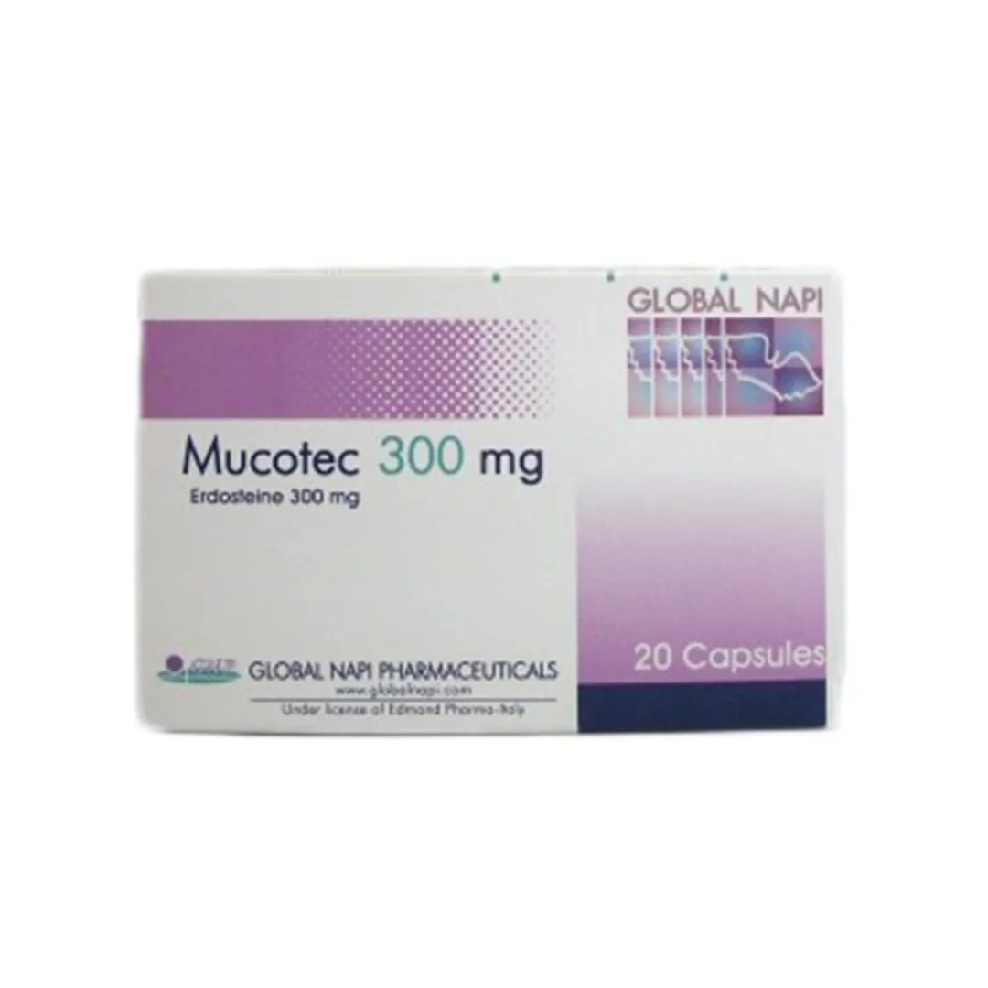 ميوكوتك300 جم | لعلاج الكحه والتهاب الشعب الهوائيه | 20 كبسول - شفاء