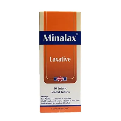 دواء مينالاكس ملين لعلاج الإمساك | 10 أقراص - شفاء