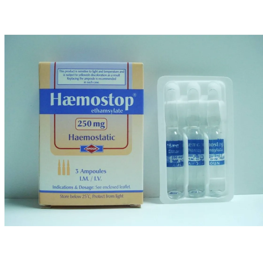 هيموستوب | 250مجم / 2مل | 3أمبولات - شفاء